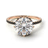 Double Hidden Halo Diamond Engagement Ring - Angelina No. 32 – Segal ...